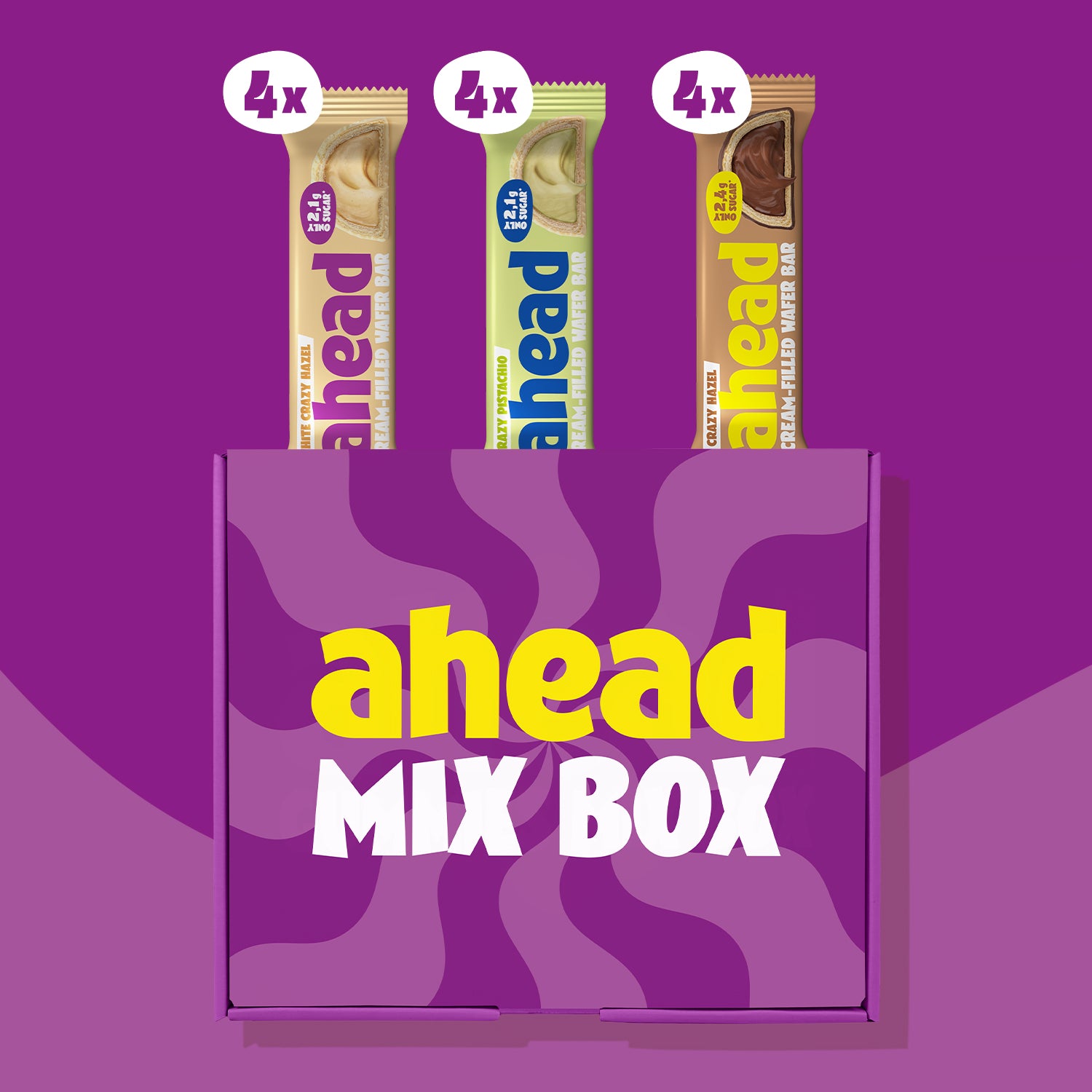 Cream-Filled Wafer Bar Probierpaket – ahead® | The Better for You Company