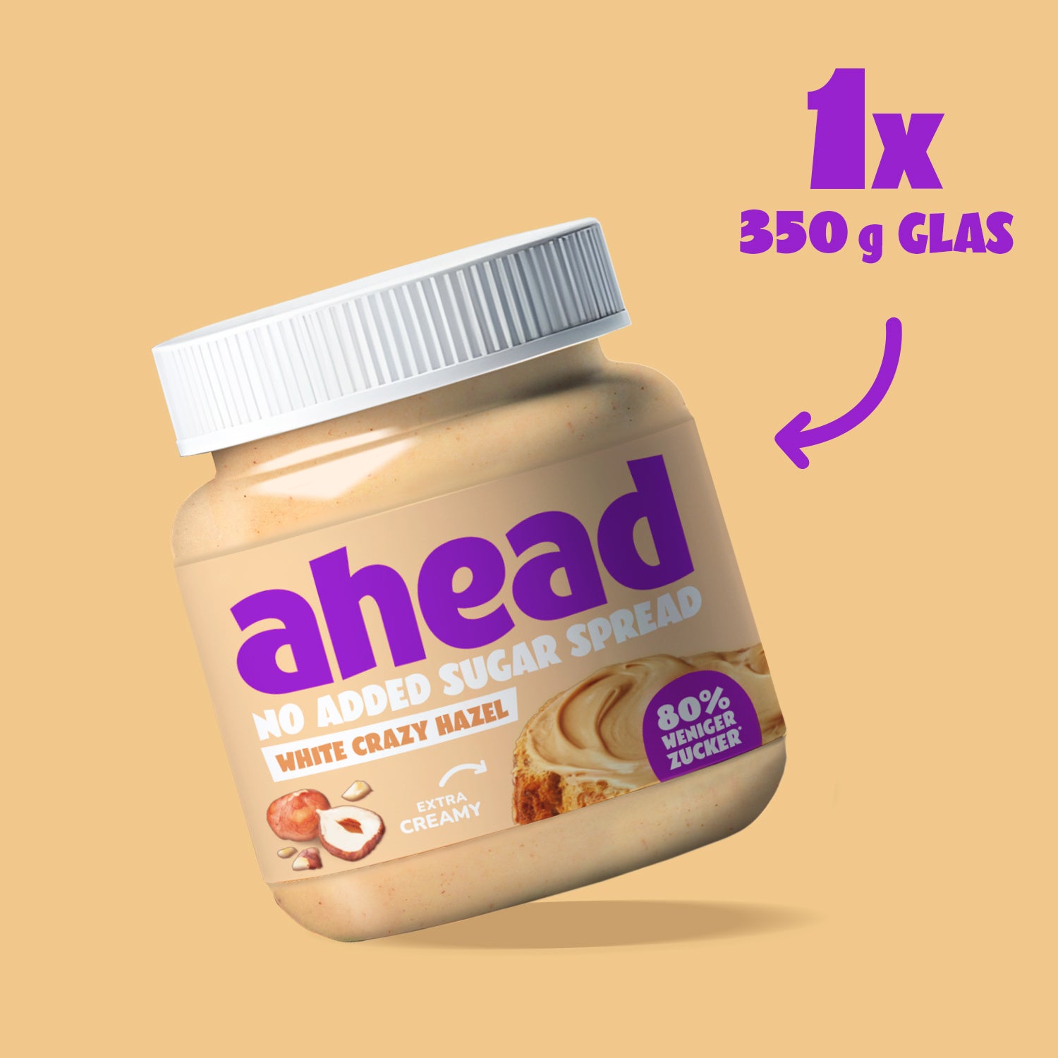 White Crazy Hazel 350g – ahead® | The Better for You Company